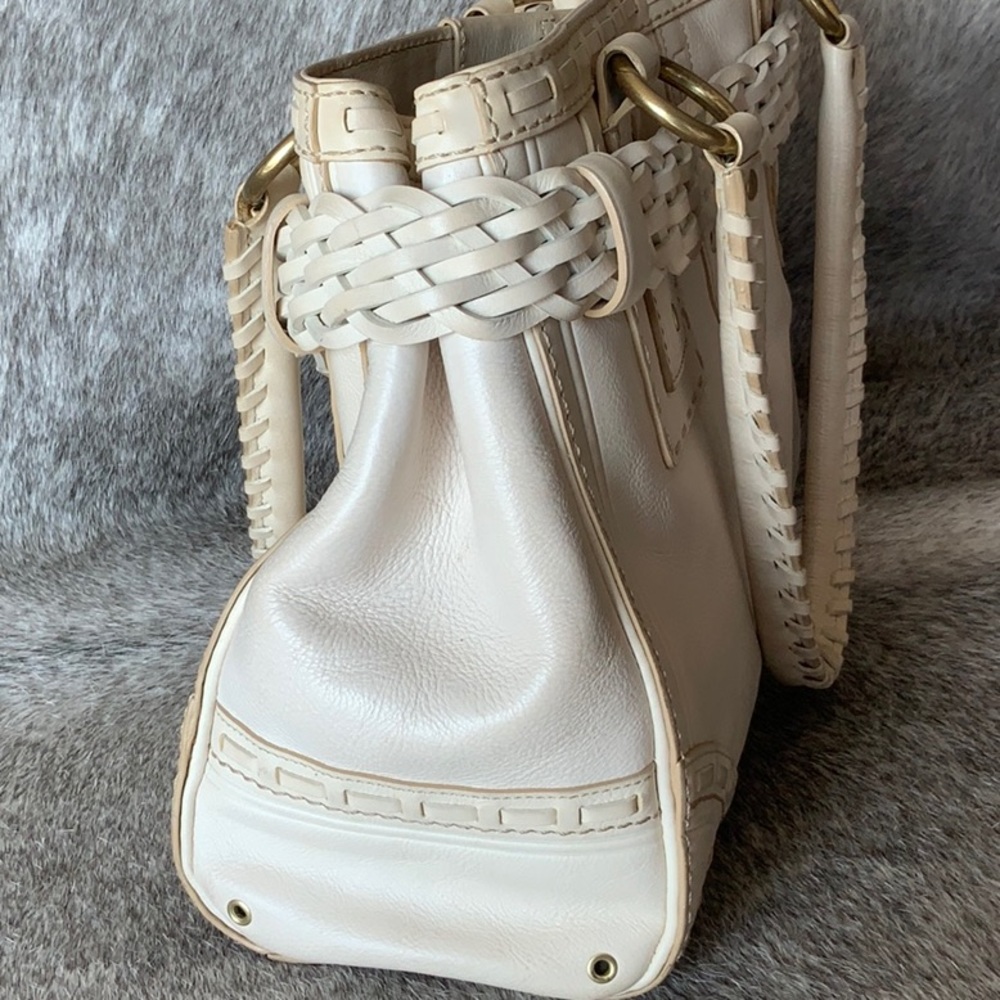 Coach Hamptons Limited Edition Braided Handbag - Gem